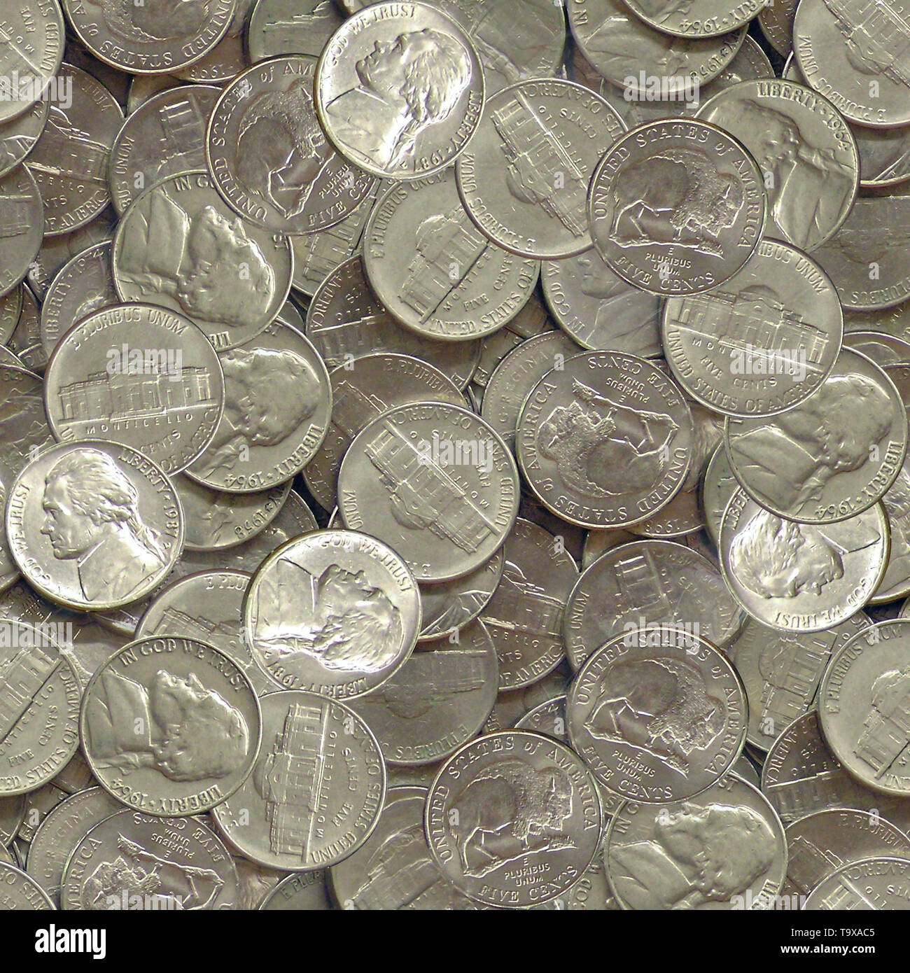 United States Nickels Coins Seamless Texture Tile Stock Photo - Alamy United States Nickels Coins Seamless Texture Tile Stock Photo - Alamy