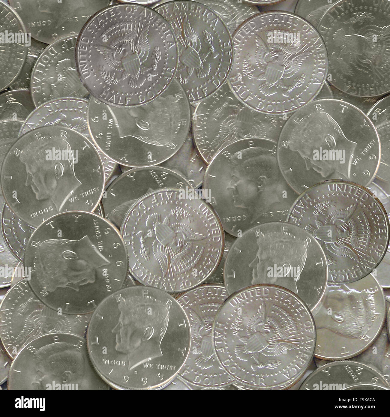United States Half Dollar Coins Seamless Texture Tile Stock Photo - Alamy United States Half Dollar Coins Seamless Texture Tile Stock Photo - Alamy