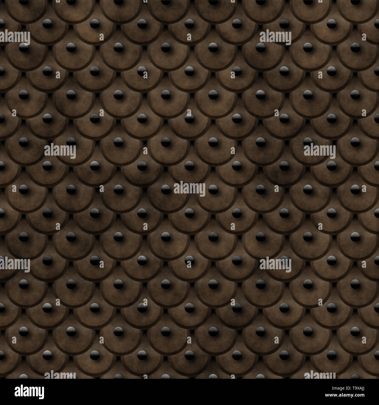 Studded Leather Seamless Texture Tile Stock Photo - Alamy