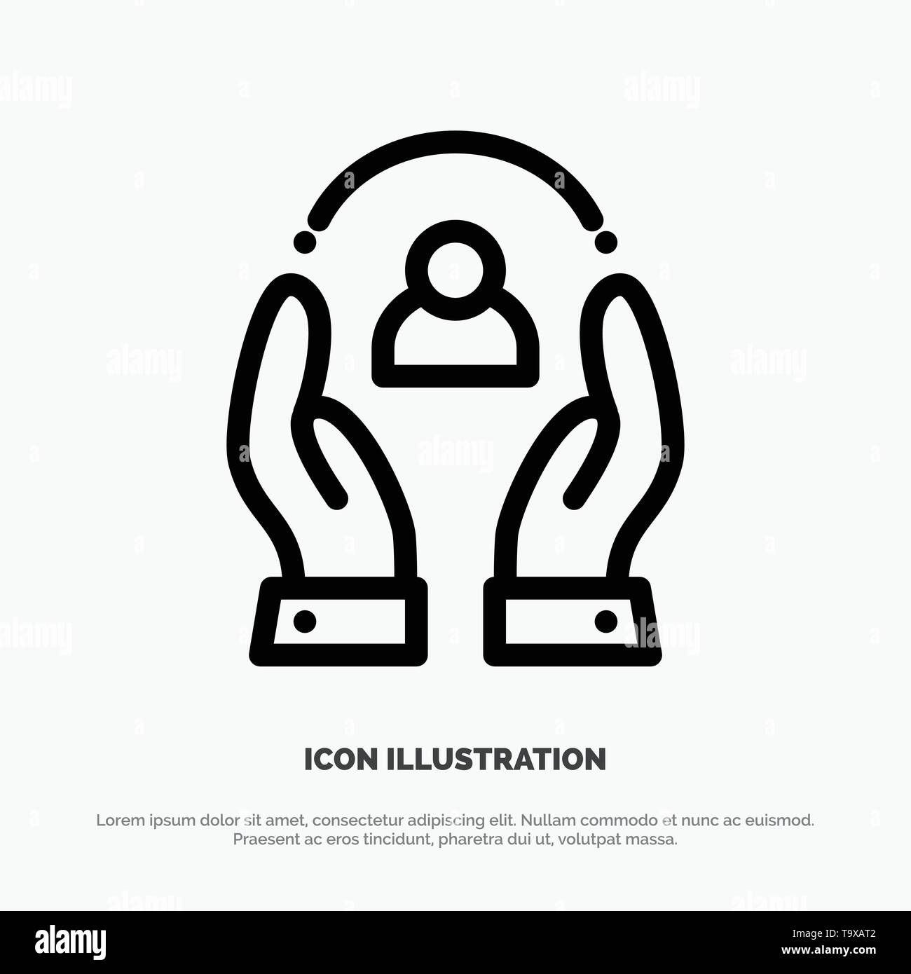 Caring together Stock Vector Images - Alamy