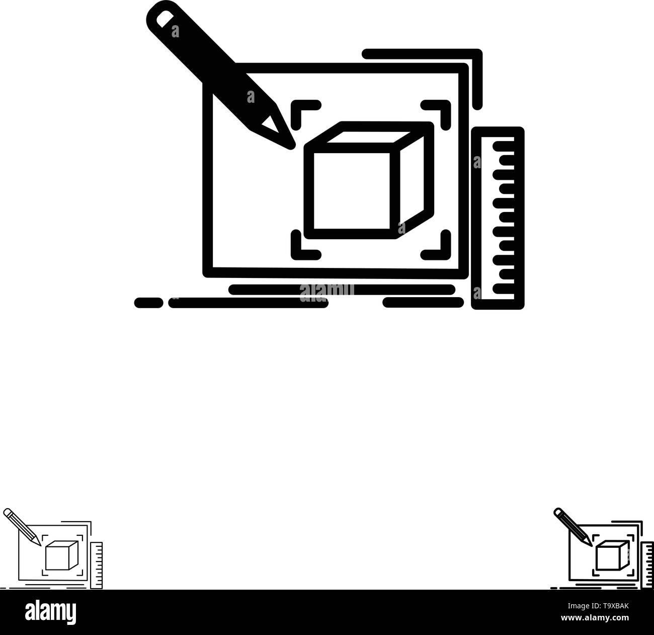 Bold Line Drawing Stock Vector Images - Alamy