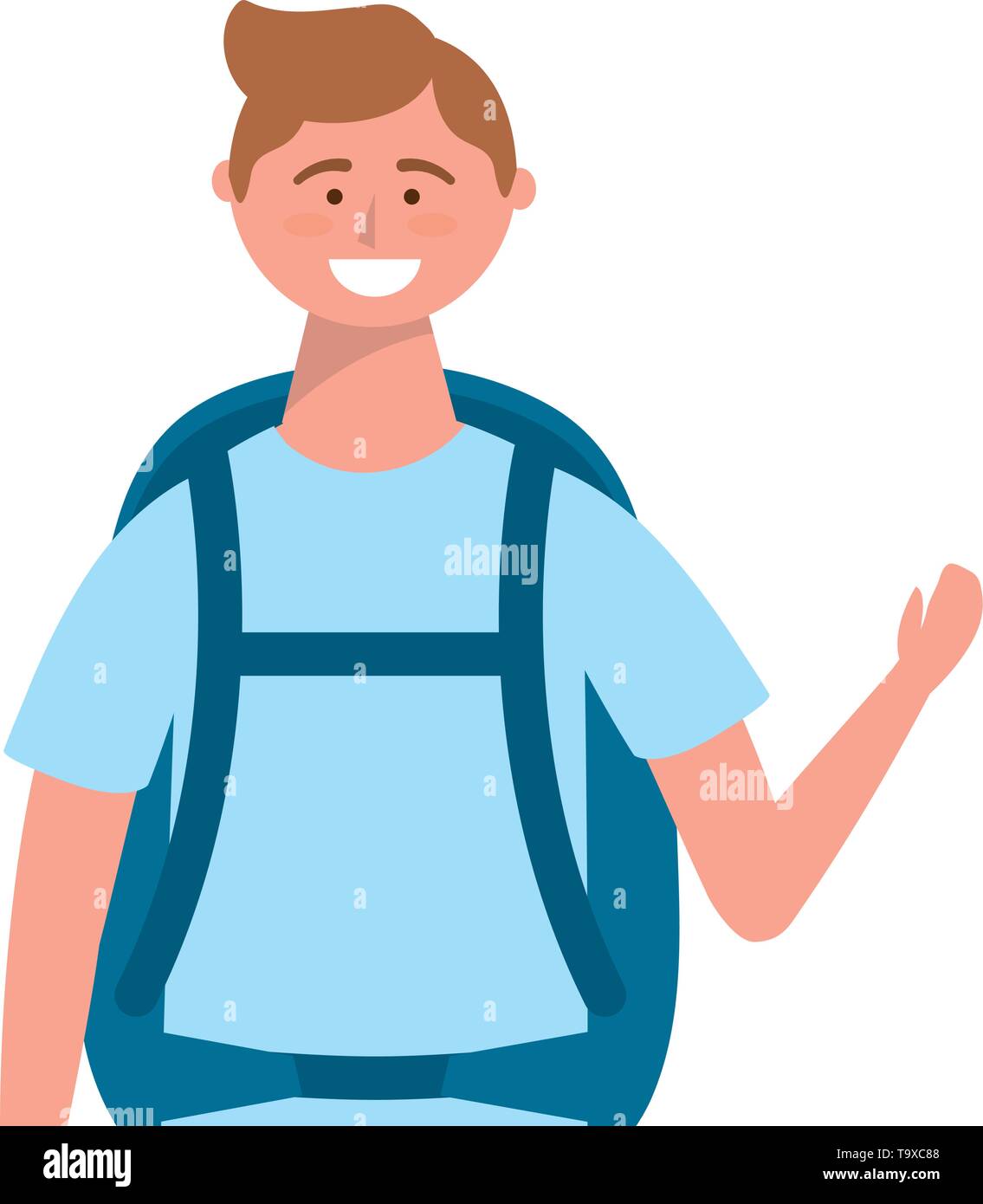 Tourist man design, Avatar bag travel trip vacation and traveler theme ...