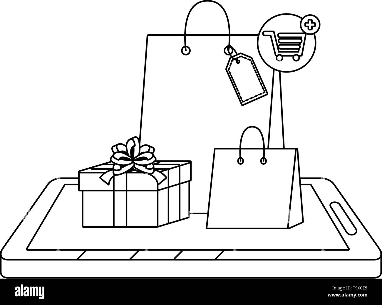 Tablet design, Store shopping online ecommerce media market and ...