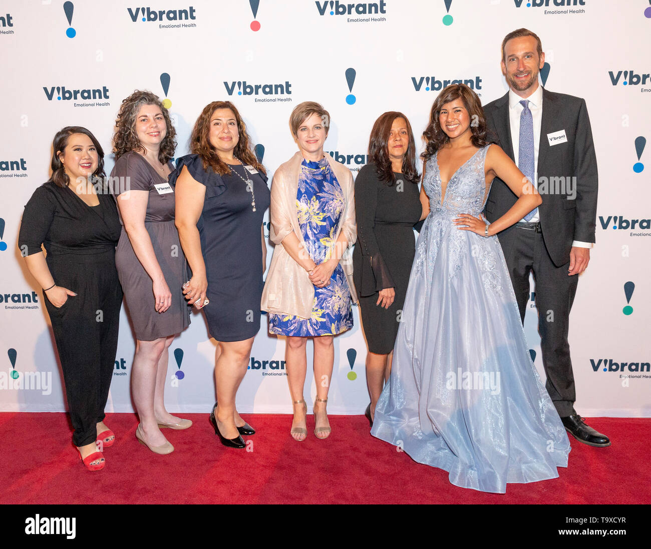 New York, NY - May 20, 2019: Vibrant CEO Kimberly Williams (C), Youth ...