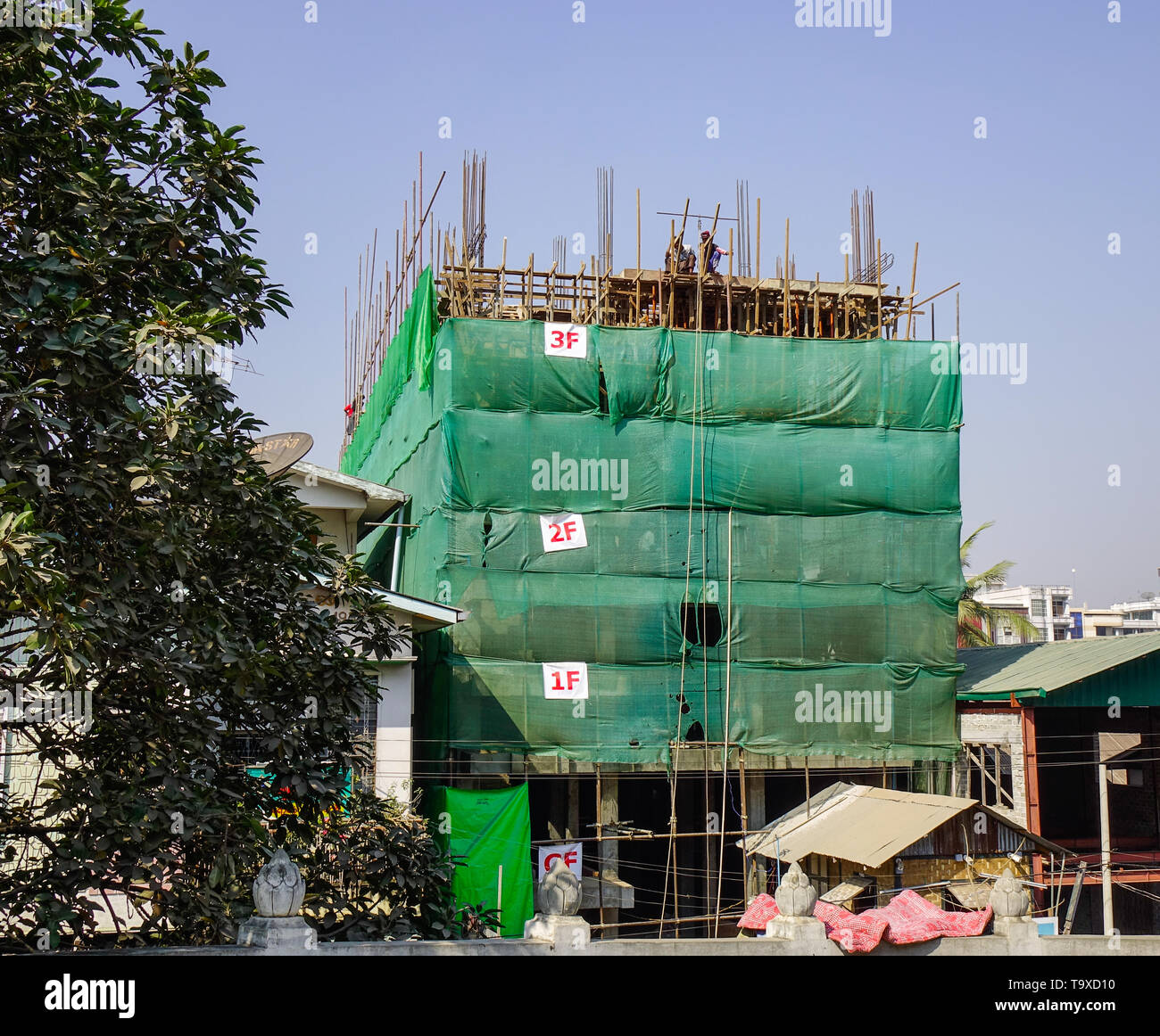 Yangon construction site hi-res stock photography and images - Alamy