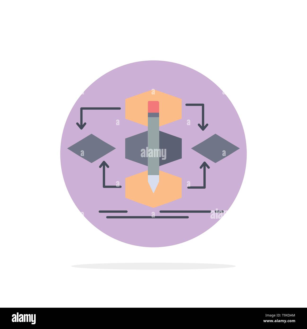 Work processes flow workflow Cut Out Stock Images & Pictures - Alamy