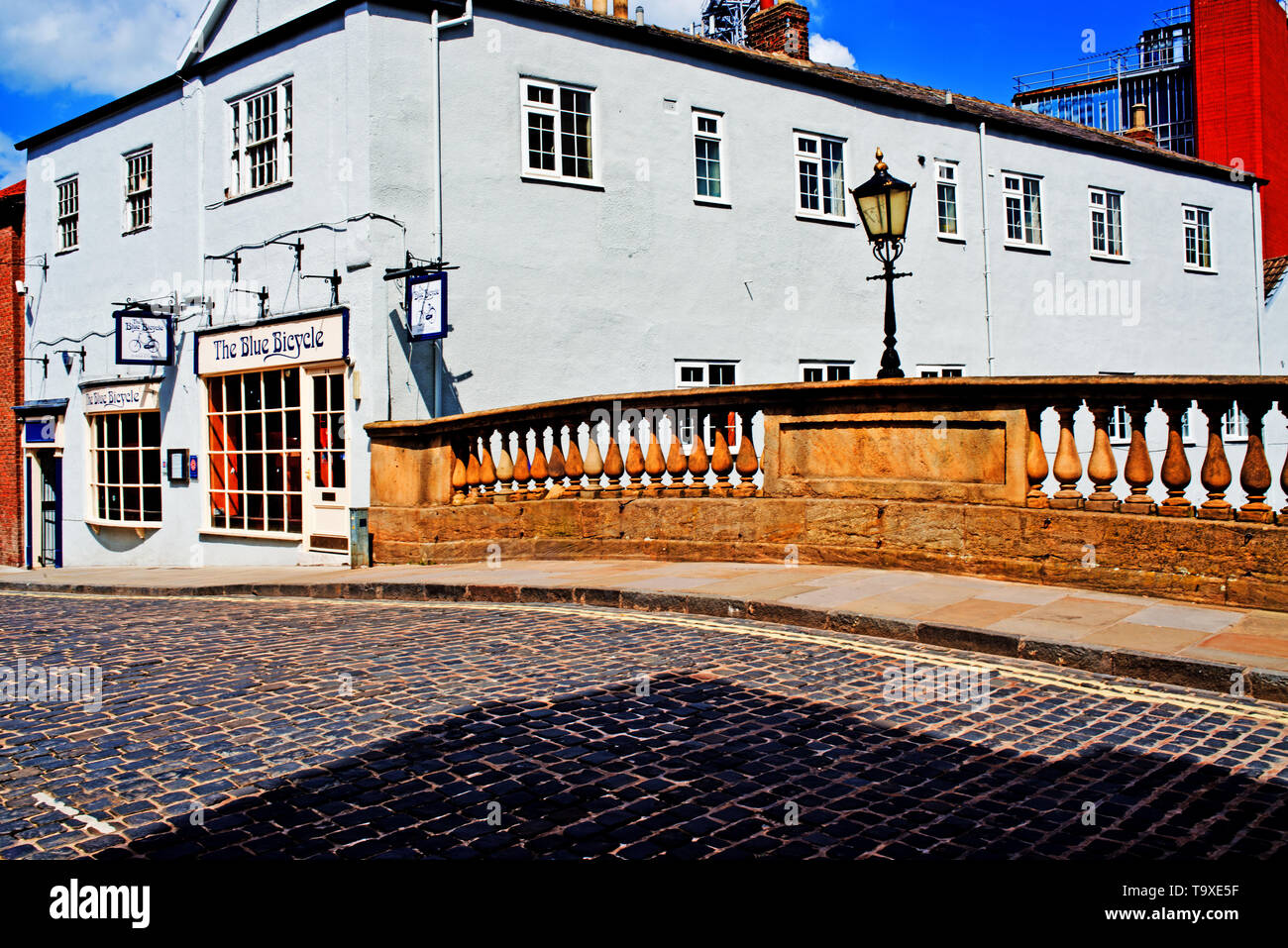 The Blue Bicycle, Fossgate, York, England Stock Photo - Alamy