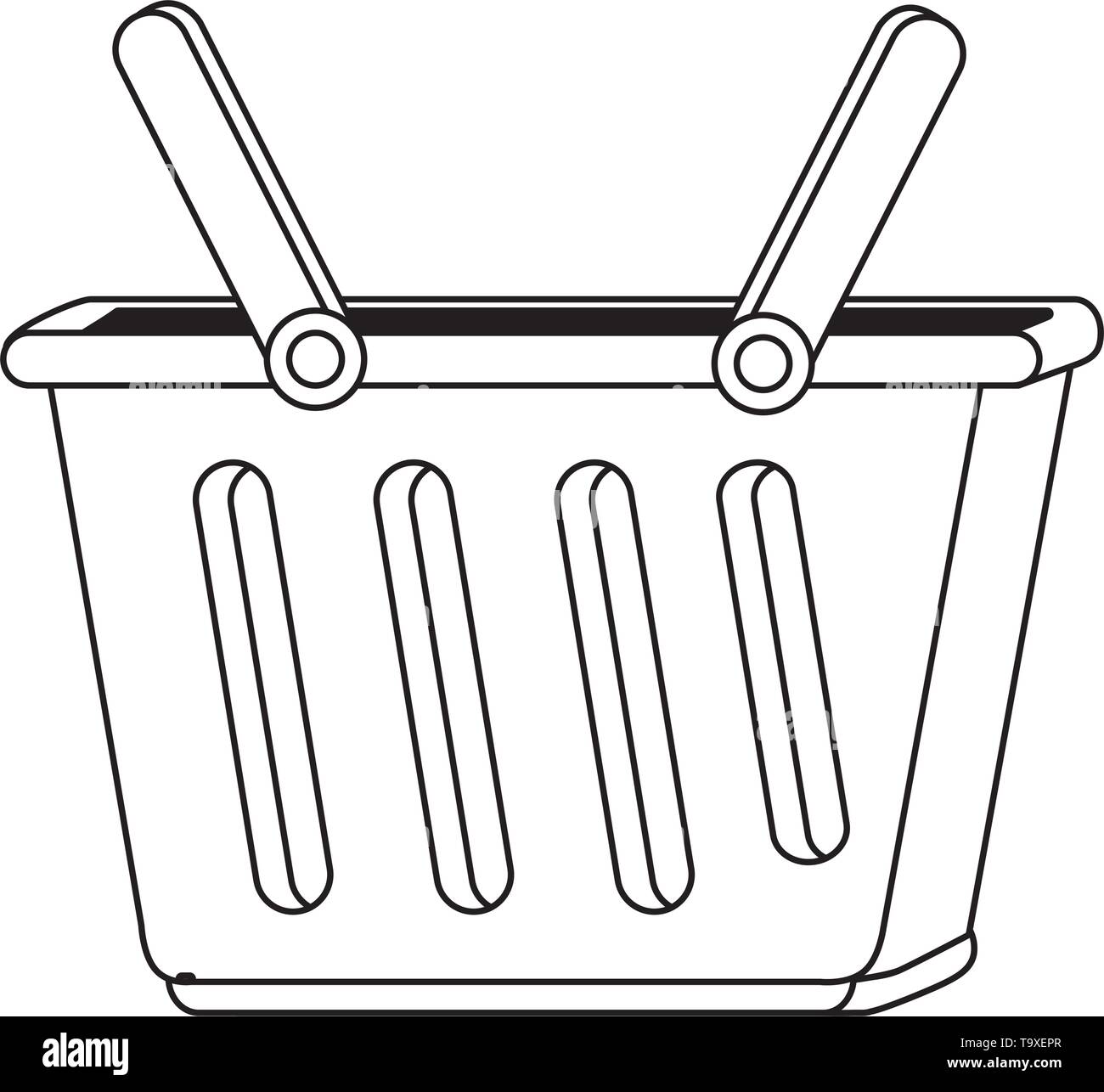 Shopping basket design, Commerce market store retail paying and buying ...