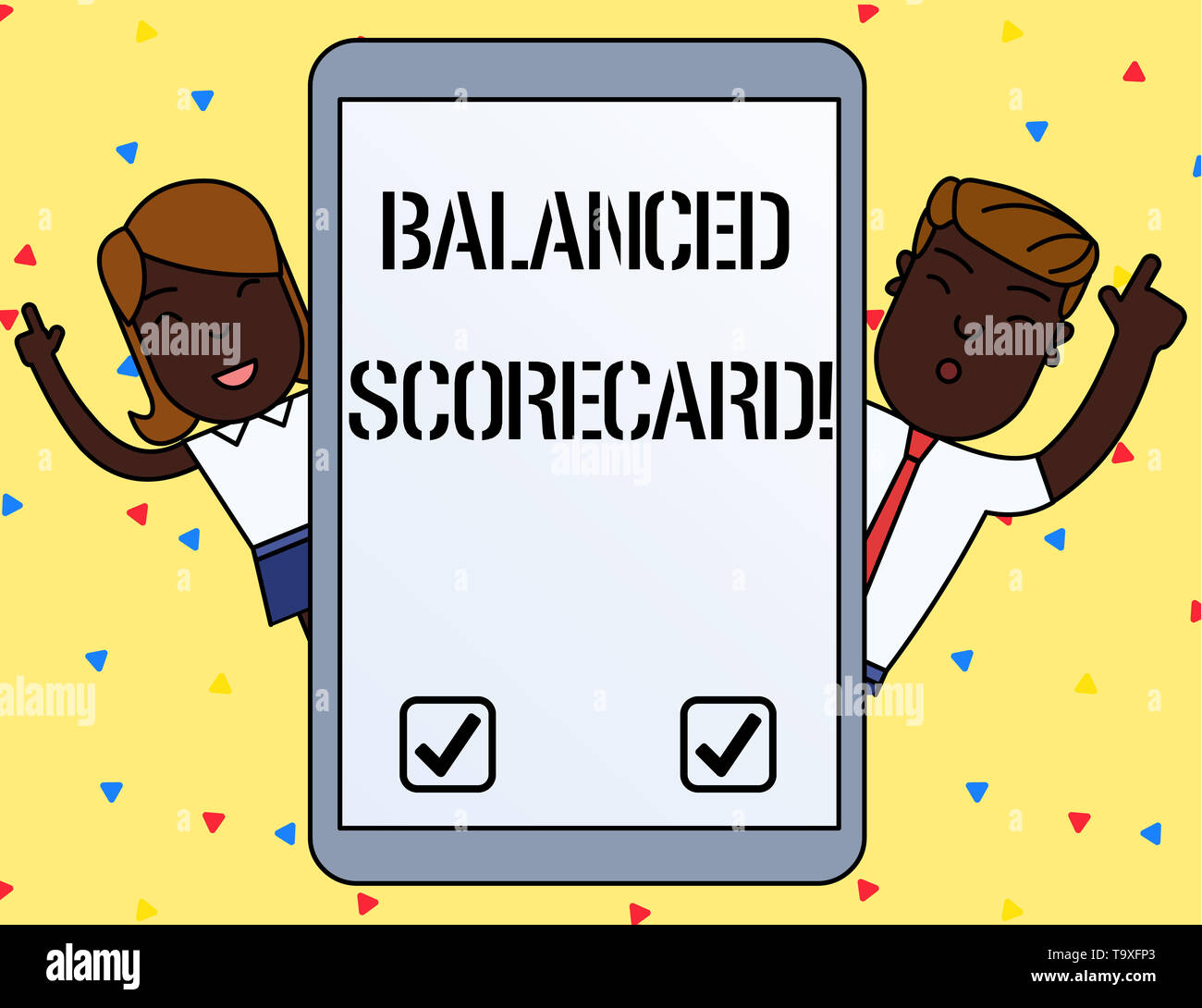 Handwriting text writing Balanced Scorecard. Conceptual photo a ...