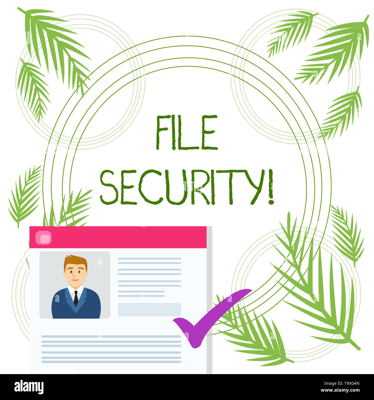 Conceptual Hand Writing Showing File Security Concept Meaning Protecting Digital Data Such As