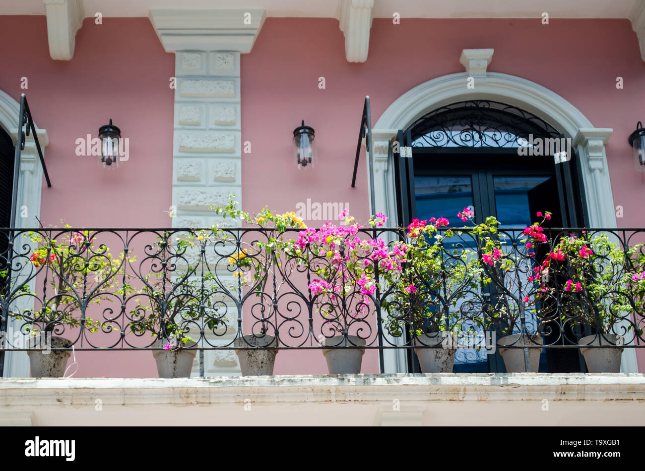 Old District architecture in Panama City famous Casco Viejo, a World ...
