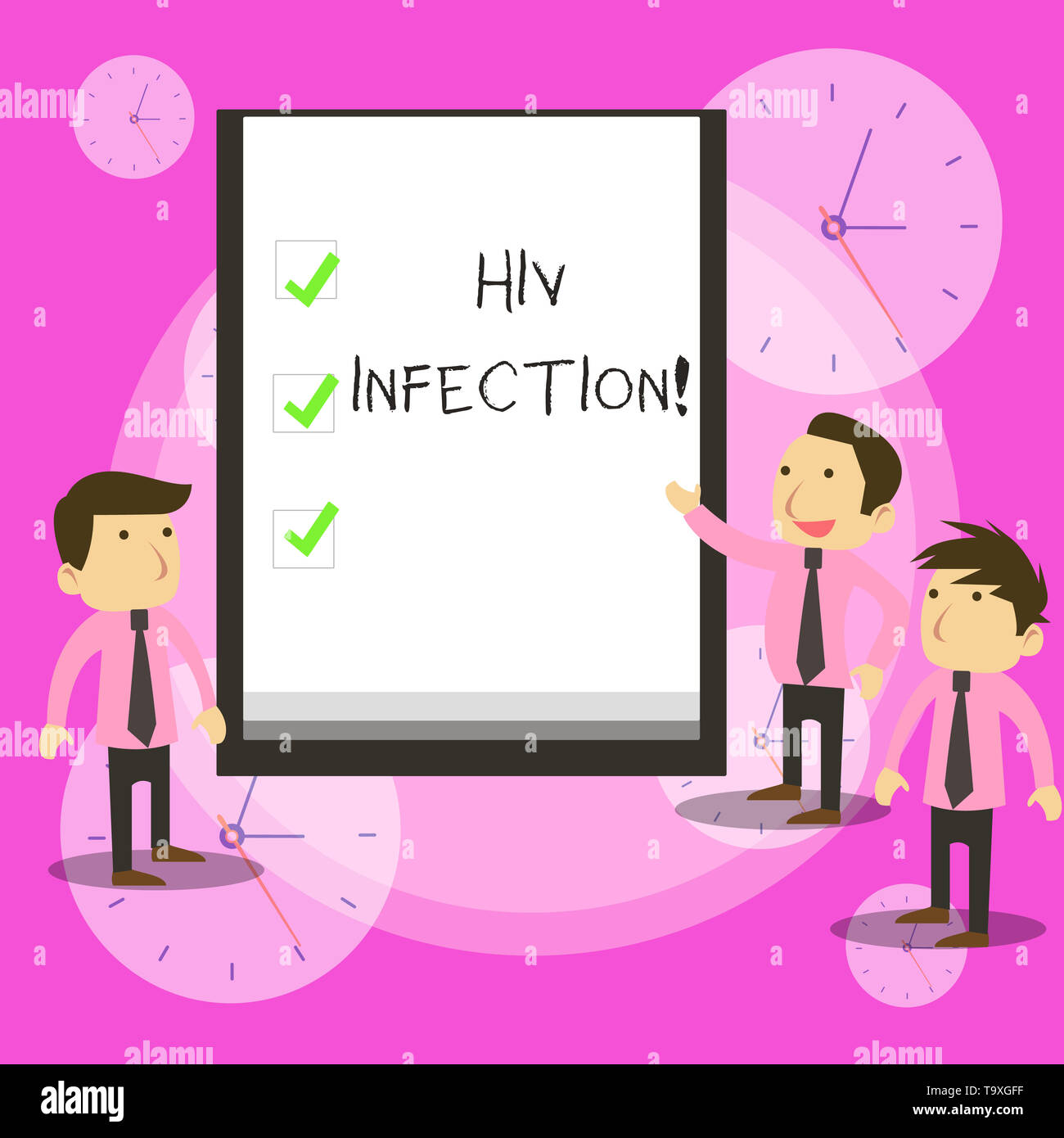 Conceptual hand writing showing Hiv Infection. Concept meaning sexually ...