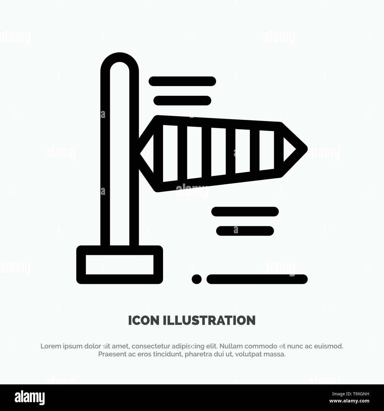 Windy environment Stock Vector Images - Alamy