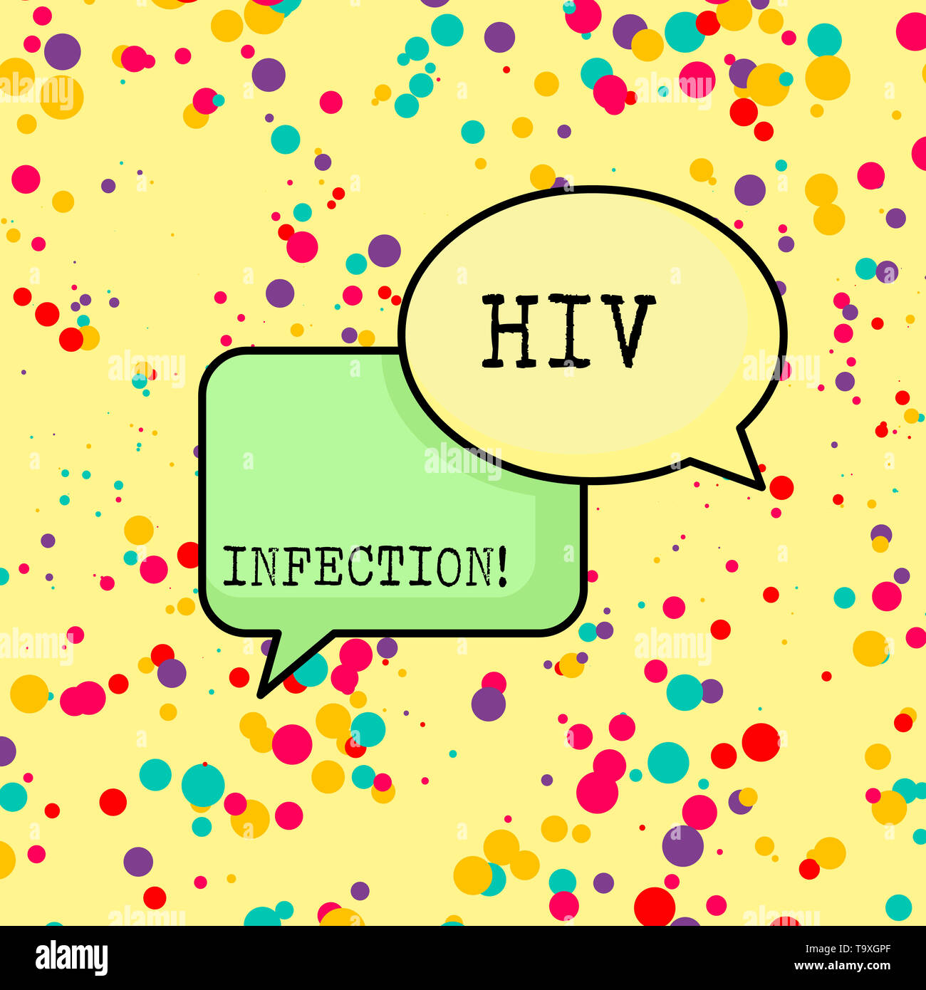 Writing note showing Hiv Infection. Business concept for sexually ...