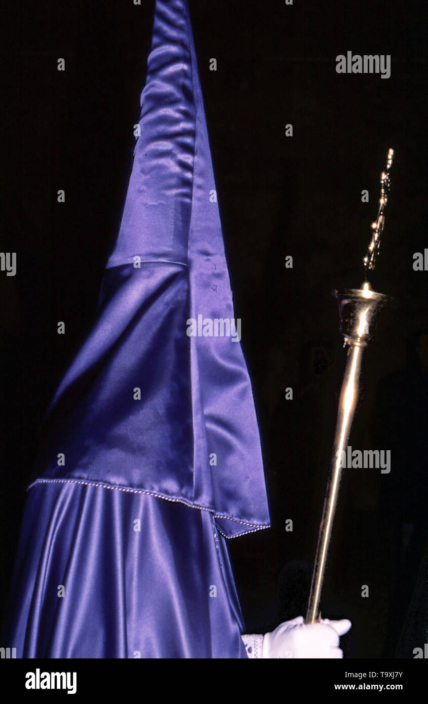 Alghero, Sardinia, Italy. Holy week procession (scanned from Fujichrome ...