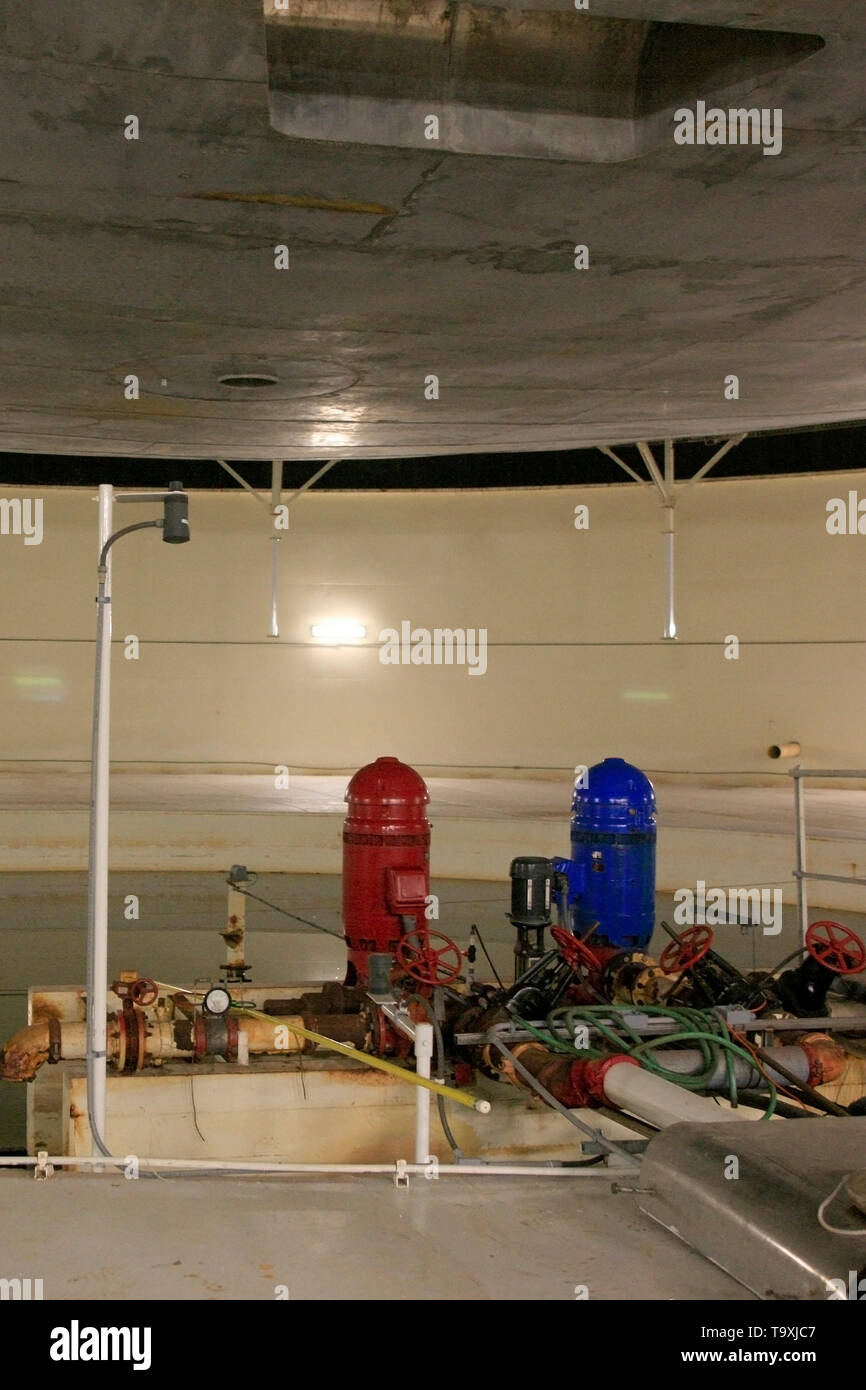 The interior of "Lung", a variable air-volume control system at ...