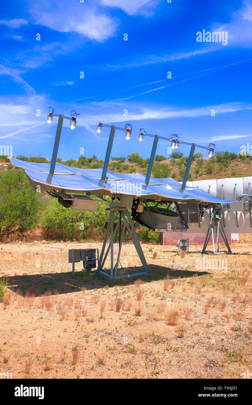 Concentrated Solar Power (CSP) mirrors at Bisosphere 2, the American ...