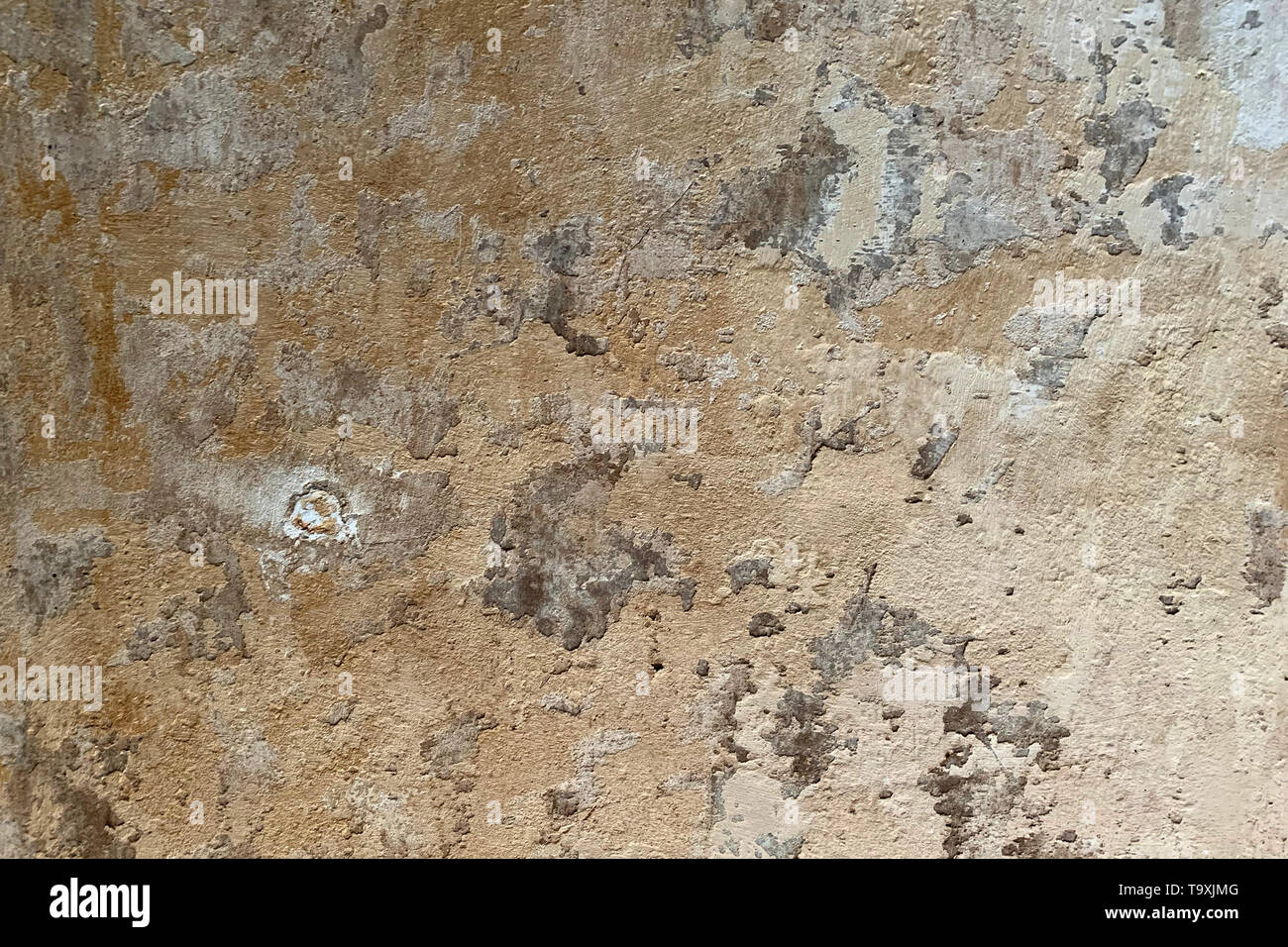 Texture modern pattern gold wall with weathered paint Stock Photo - Alamy