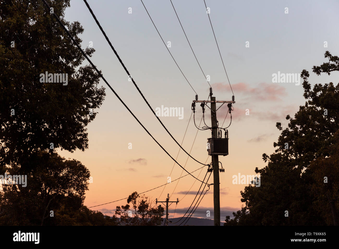 Powerline transport hi-res stock photography and images - Alamy