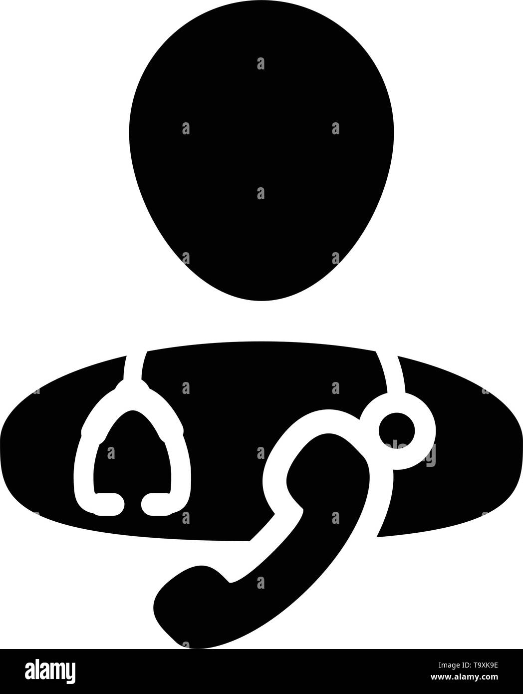 Medical health care icon vector male doctor person profile avatar ...