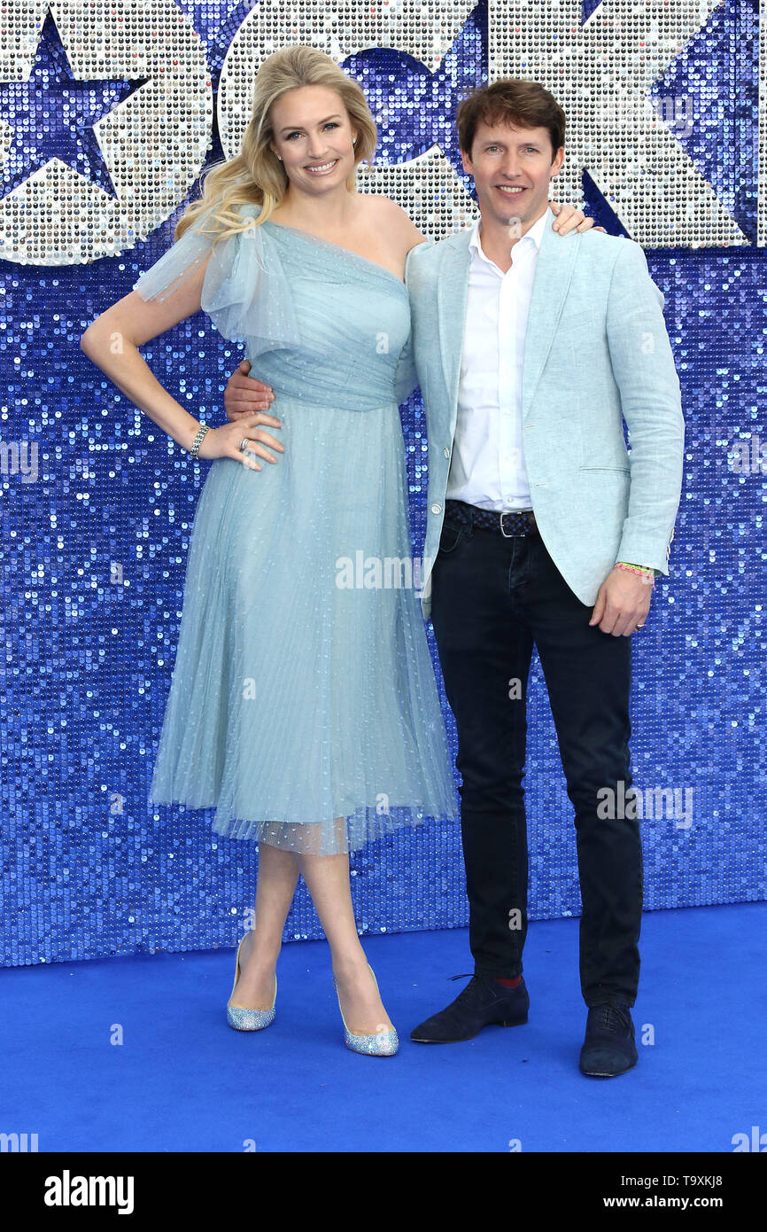 Sofia Wellesley and James Blunt, Rocketman - UK Premiere, Leicester ...