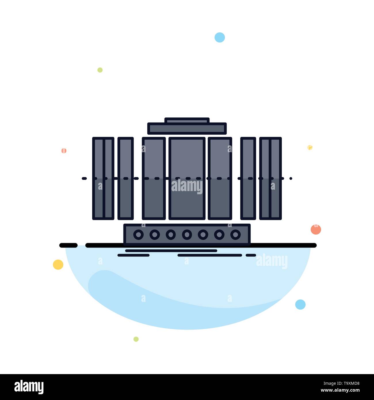 Vertical axis wind generator Stock Vector Images - Alamy