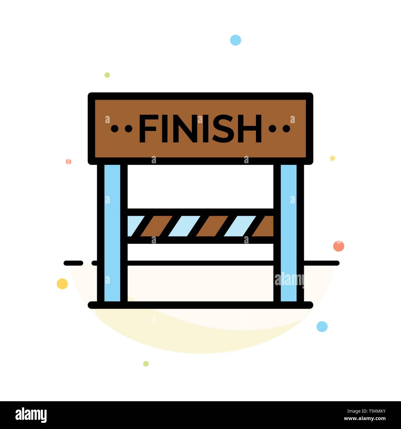 Chequered finish line Stock Vector Images - Alamy