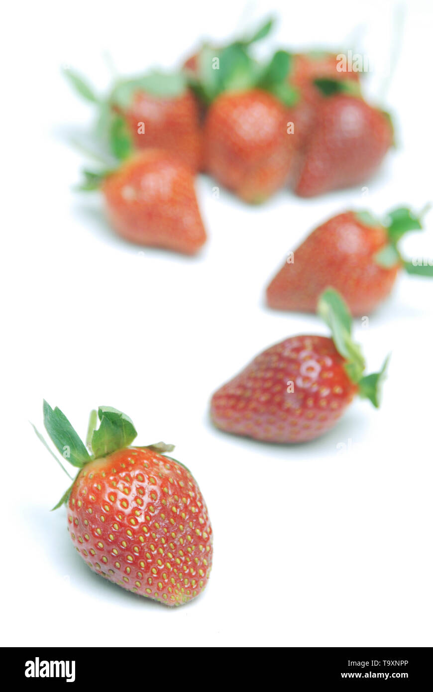 Strawberry, vitamin A & C Stock Photo - Alamy