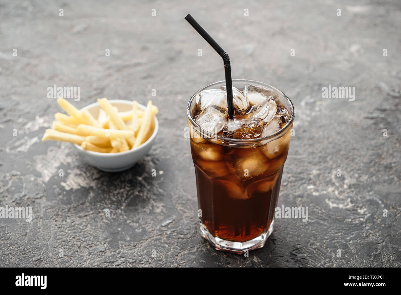 French fries soft drink on hi-res stock photography and images - Alamy