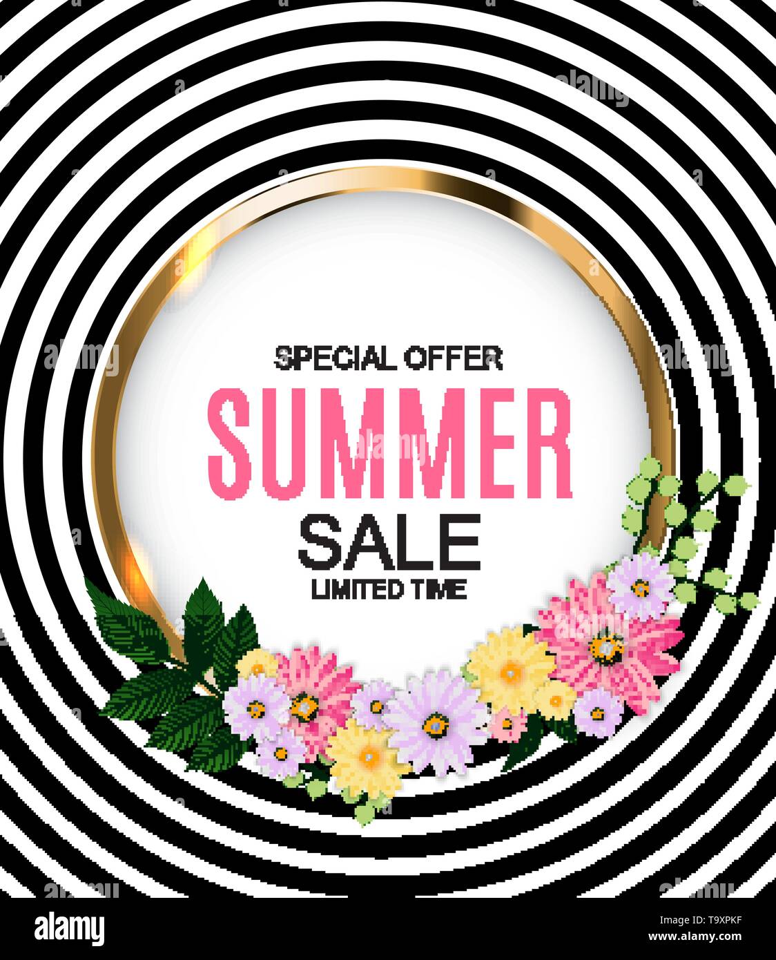 Summer Sale concept Background. Vector Illustration EPS10 Stock Vector ...