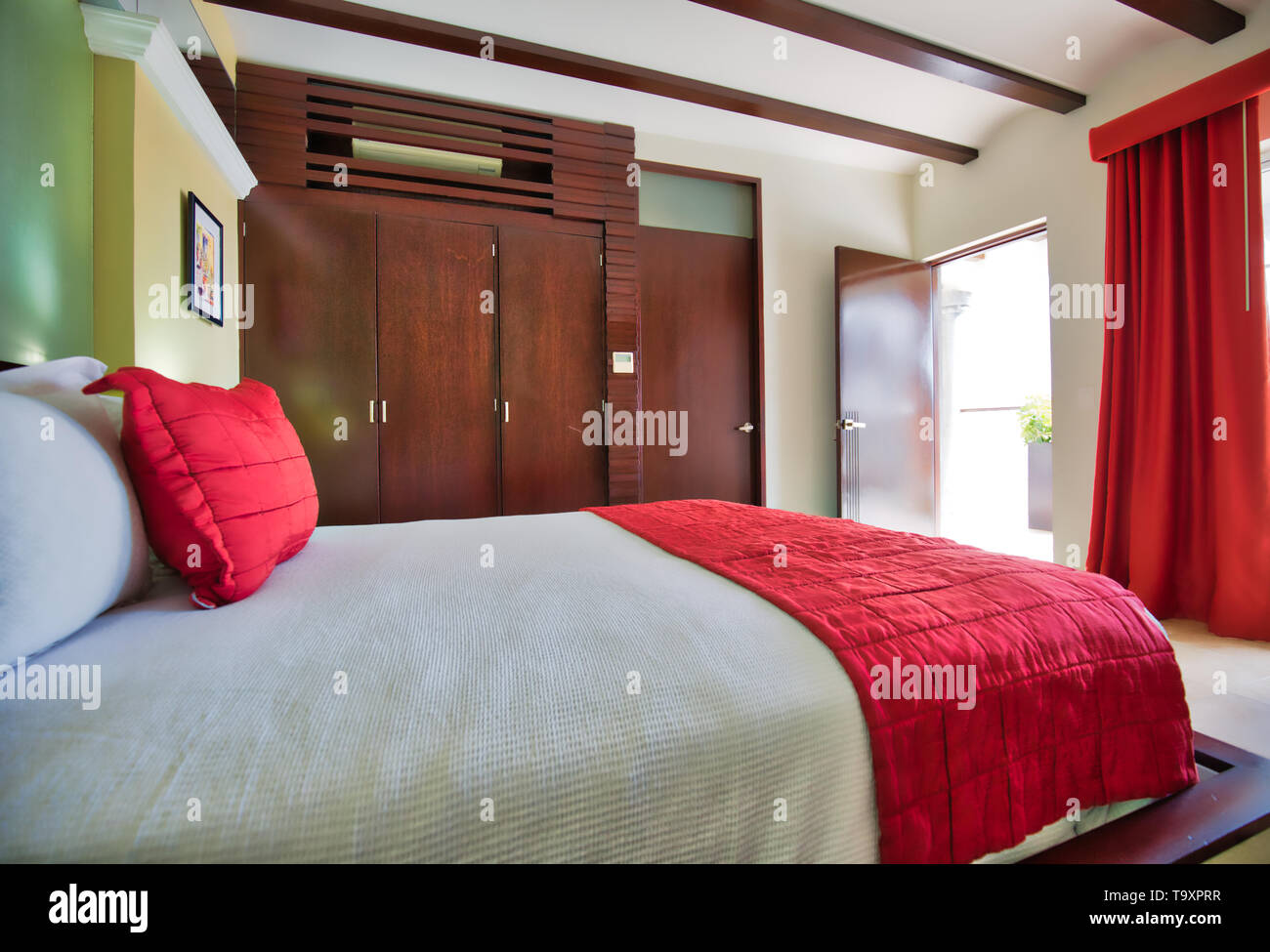 Mazatlan, Mexico-10 April, 2019: Hotel room in Mazatlan Golden Zone ...