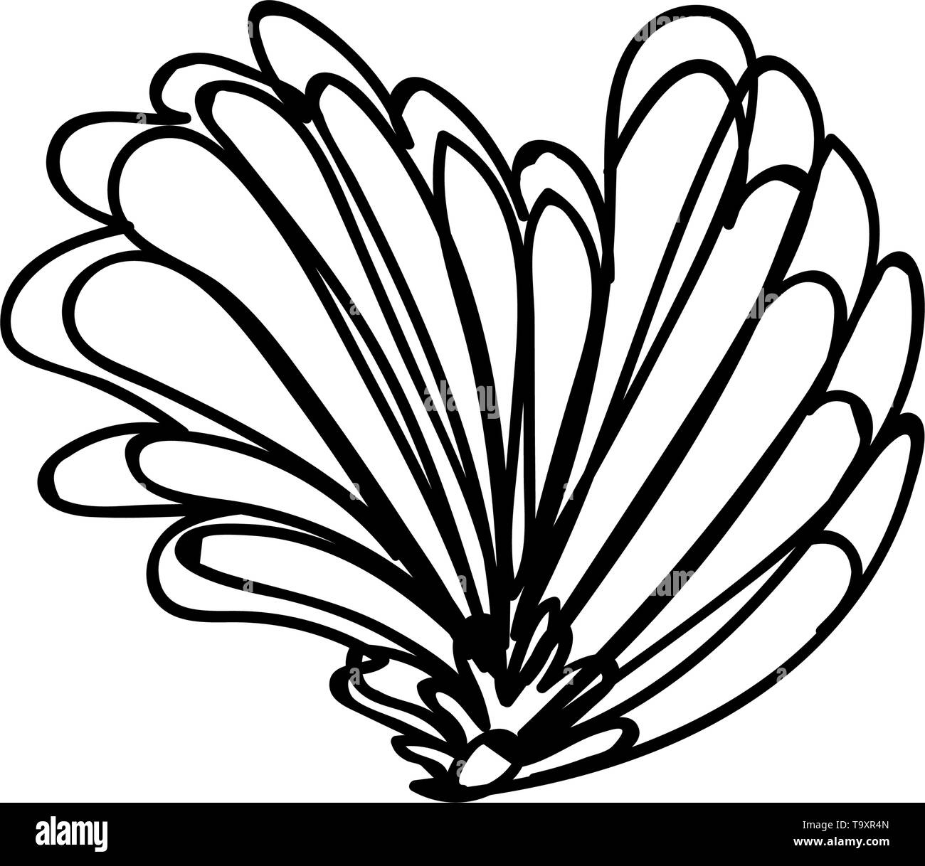 vector scribble line heart hand drawn art Stock Vector Image & Art - Alamy