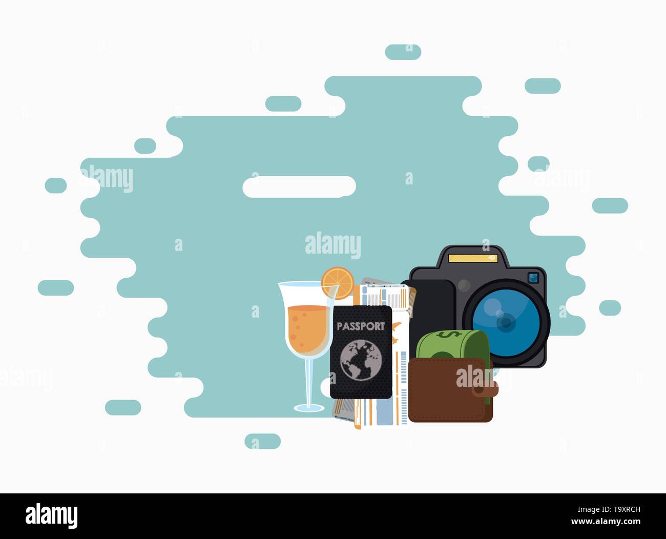 Travel and tourism elements Stock Vector Image & Art - Alamy