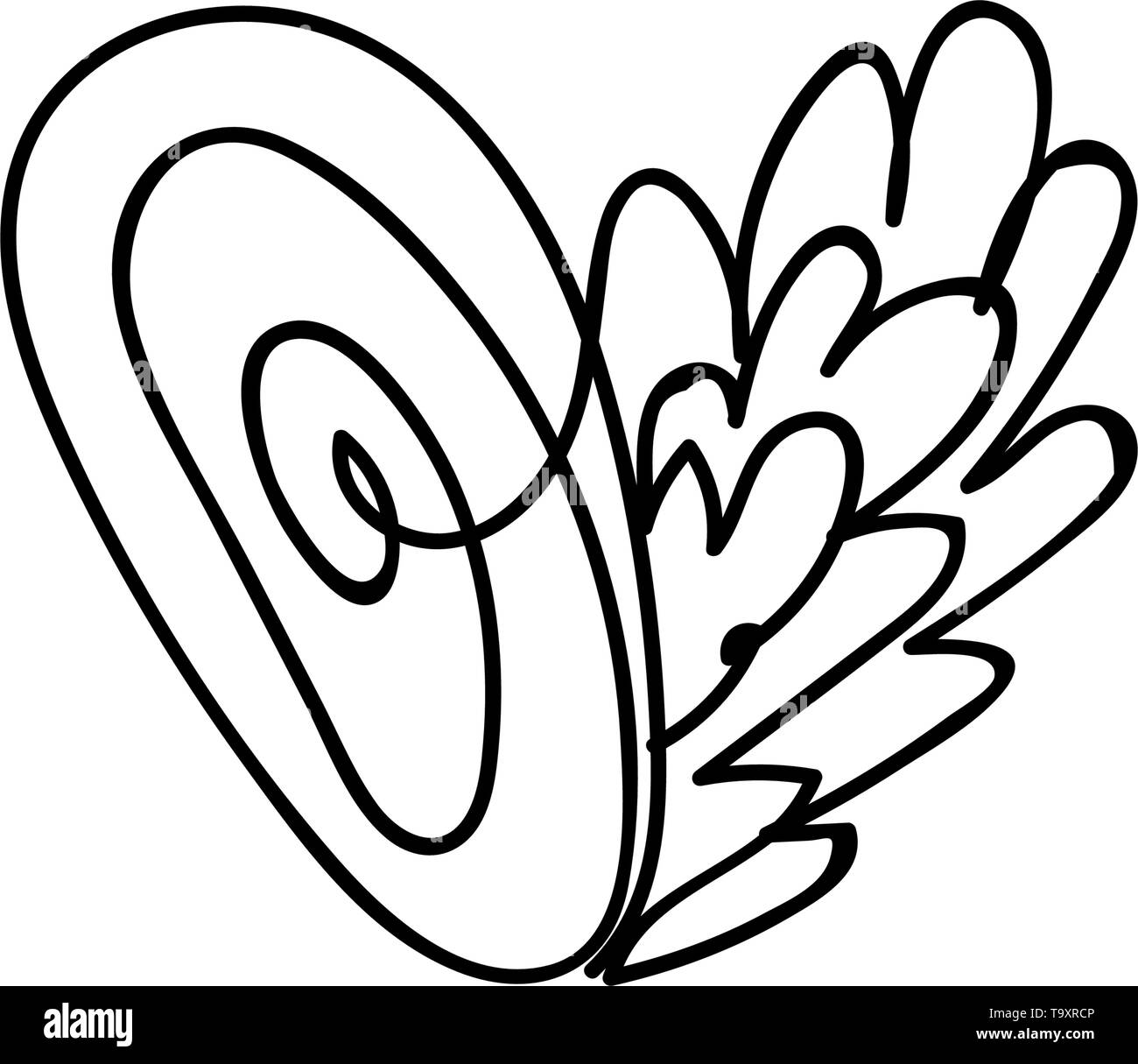 Unique feather texture Stock Vector Images - Alamy