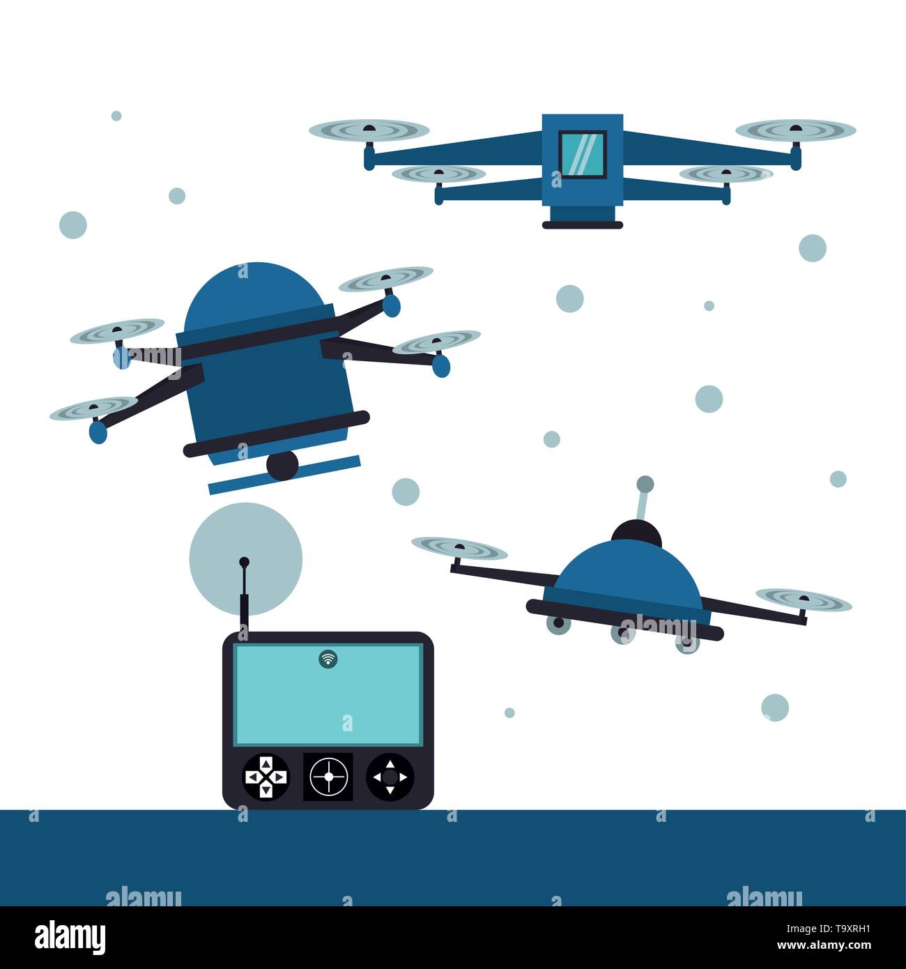 Drones and remote control Stock Vector Image & Art - Alamy