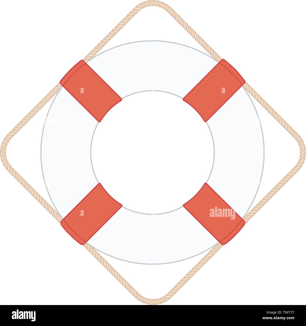 vector flat outline lifebuoy, life buoy, lifeguard, sea Stock Vector ...