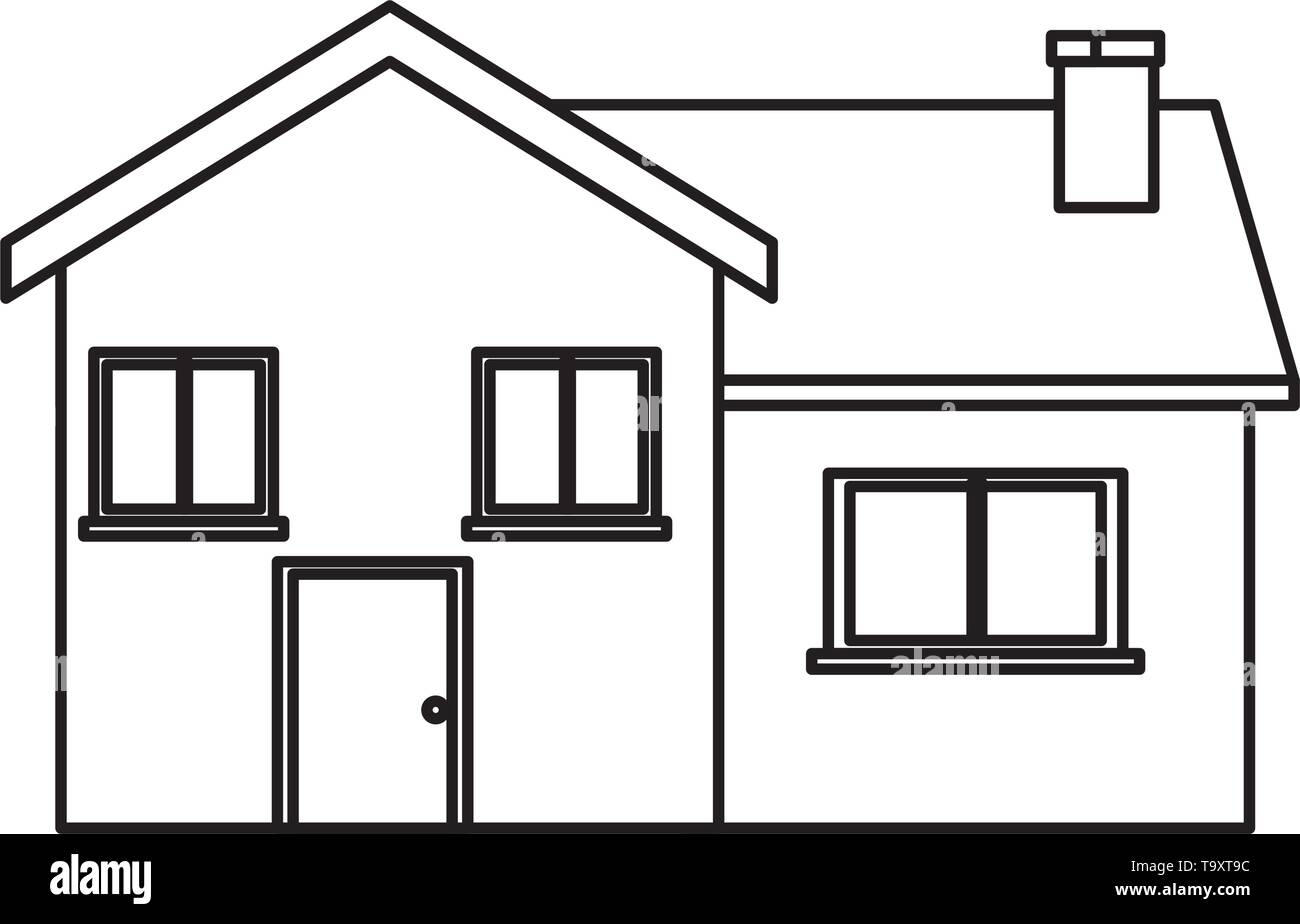 house building icon black and white Stock Vector Image & Art - Alamy