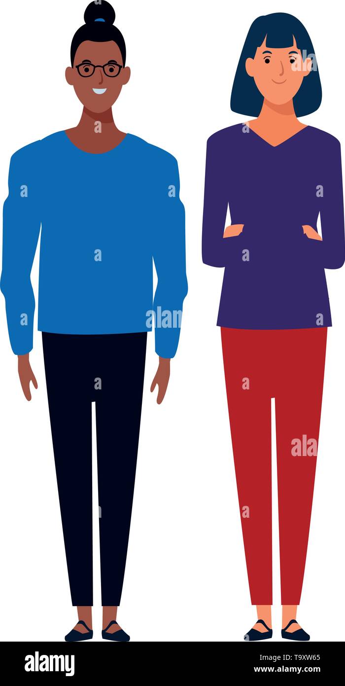 women avatar cartoon character Stock Vector Image & Art - Alamy