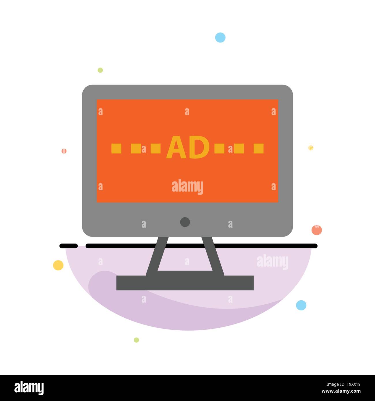Tv advertisement screen Stock Vector Images - Alamy
