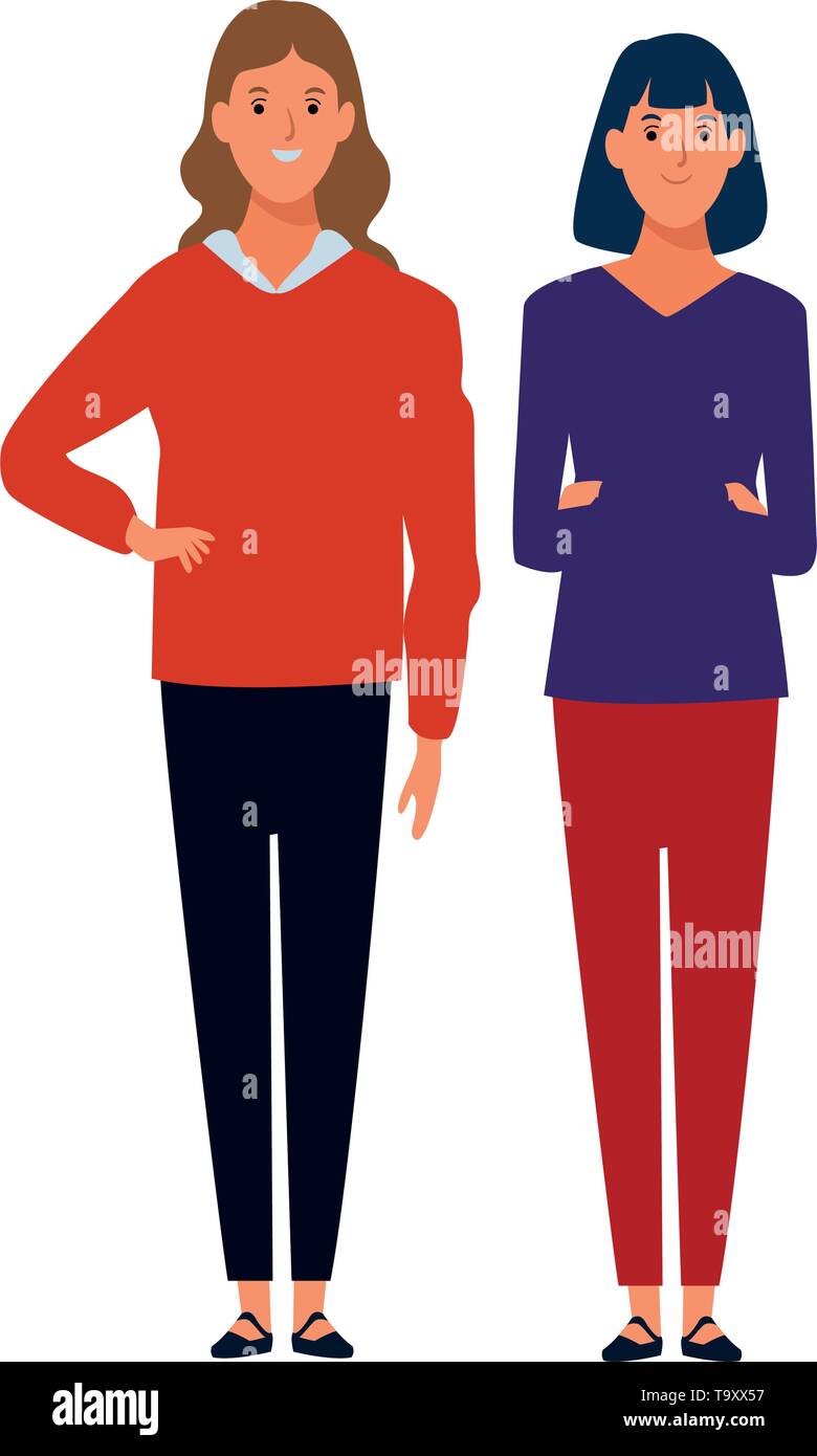 women avatar cartoon character Stock Vector Image & Art - Alamy