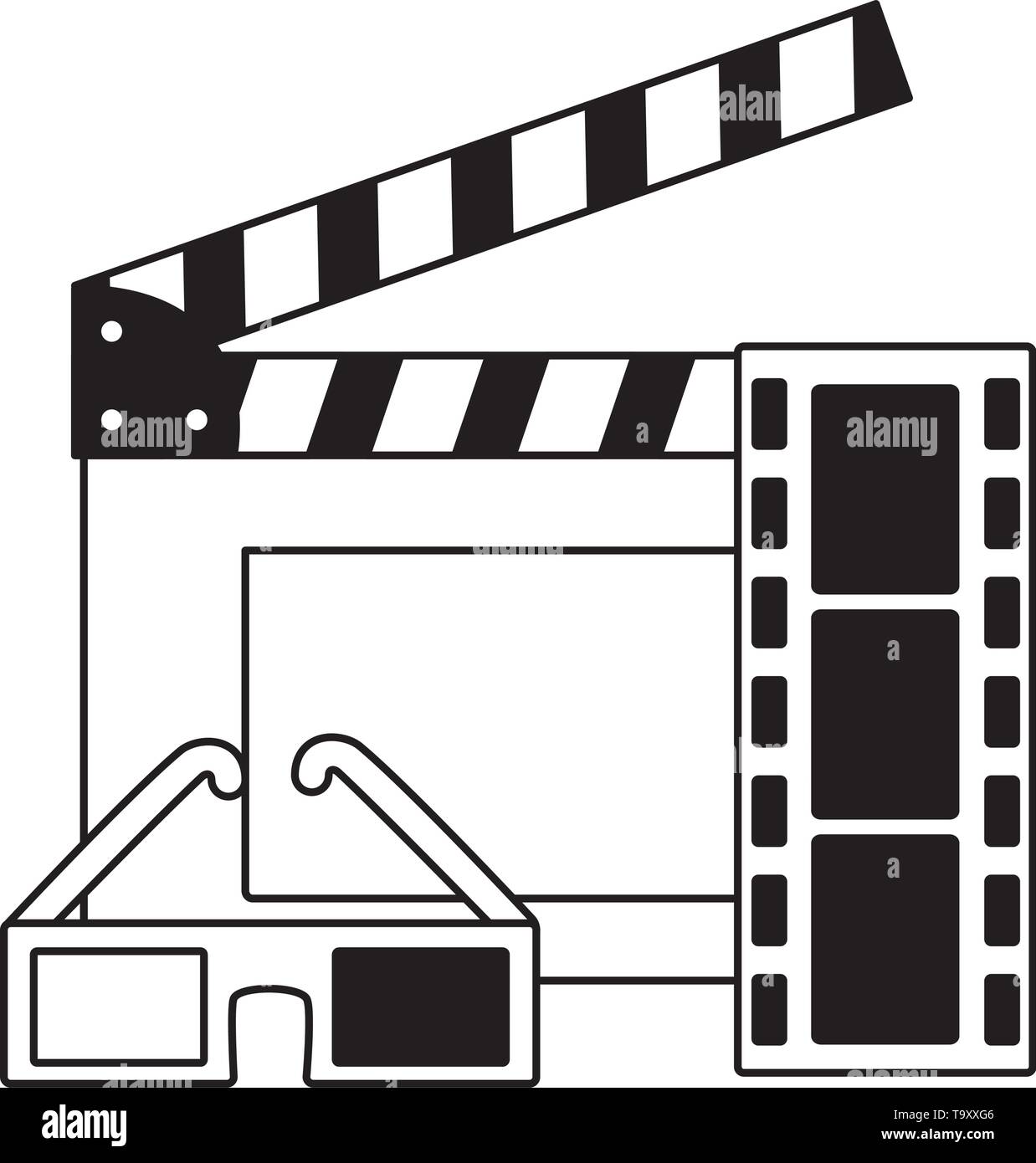 cinema movie design Stock Vector Image & Art - Alamy