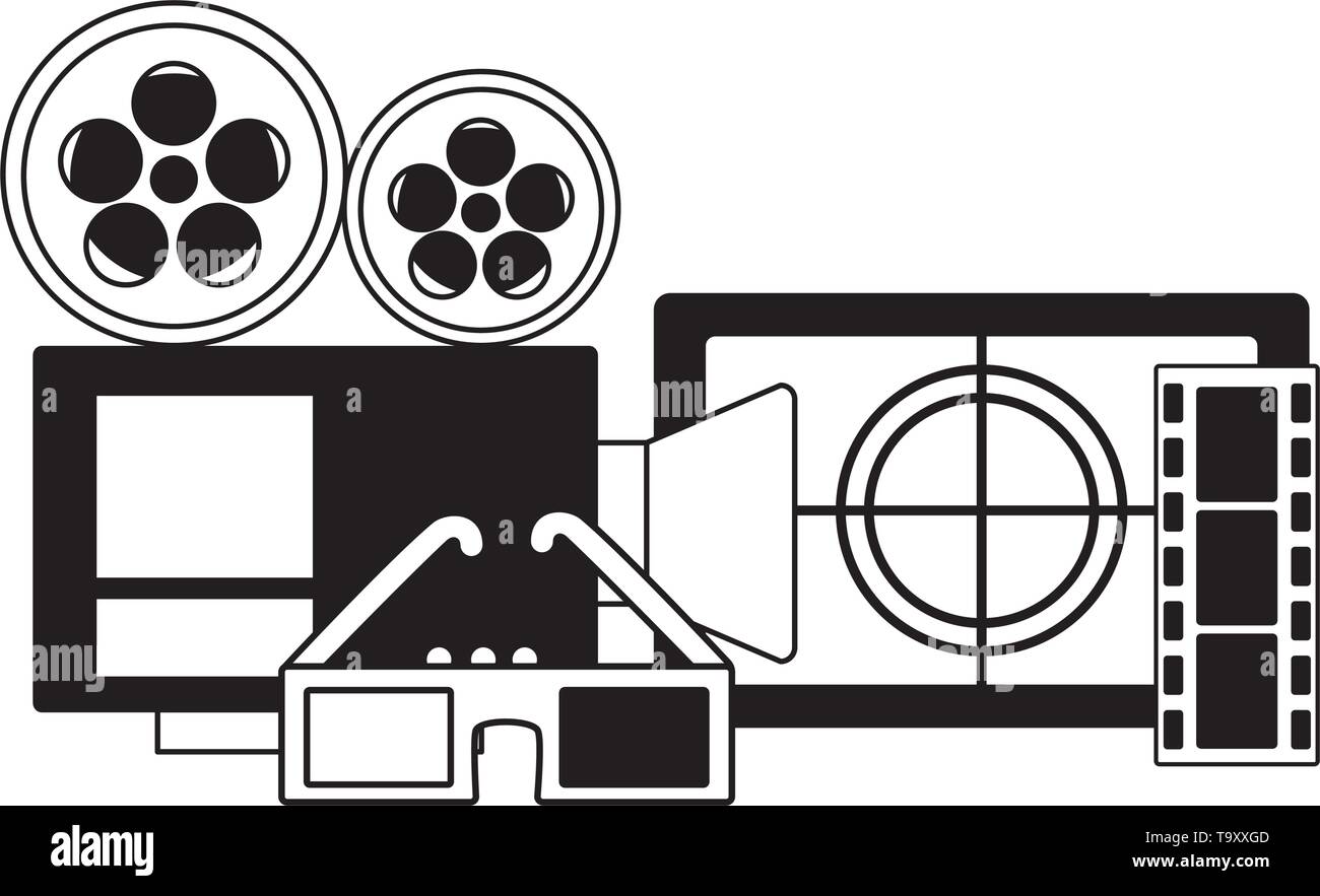 cinema movie design Stock Vector Image & Art - Alamy