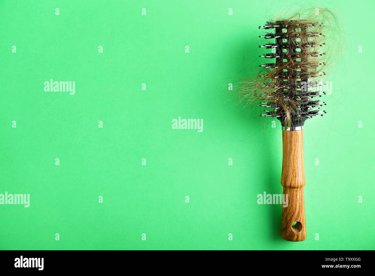 Brush fallen down hair hi-res stock photography and images - Alamy