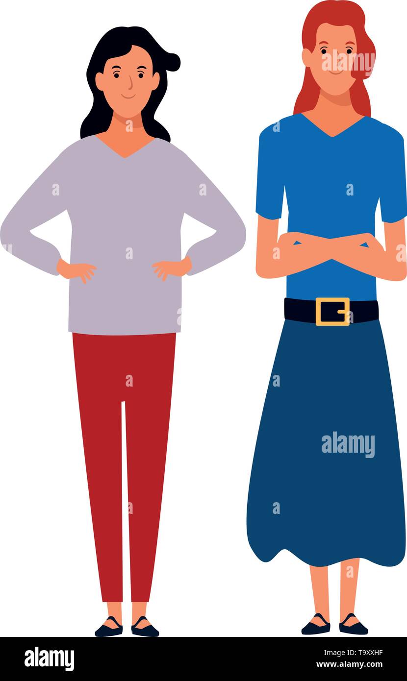 women avatar cartoon character Stock Vector Image & Art - Alamy