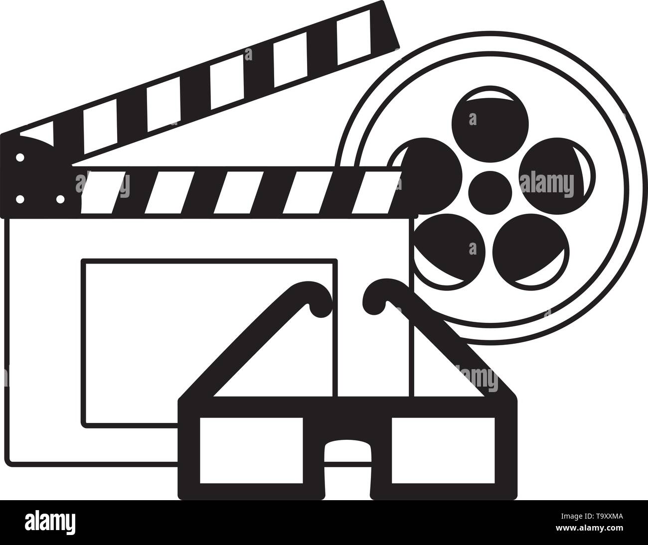 cinema movie design Stock Vector Image & Art - Alamy