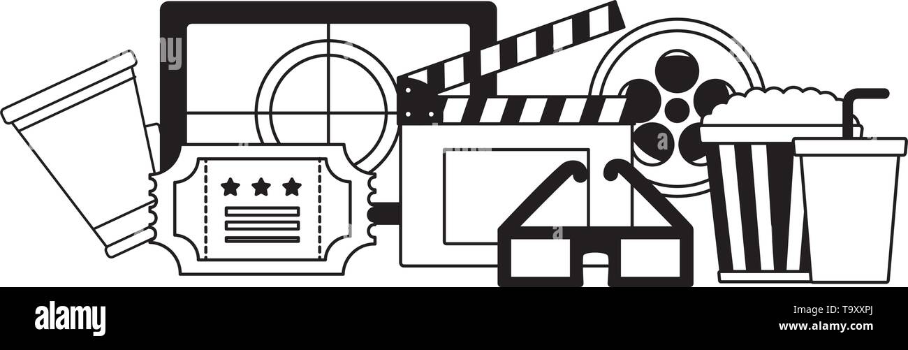 cinema movie design Stock Vector Image & Art - Alamy