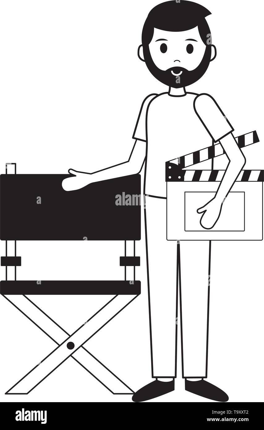 man film production Stock Vector Image & Art - Alamy