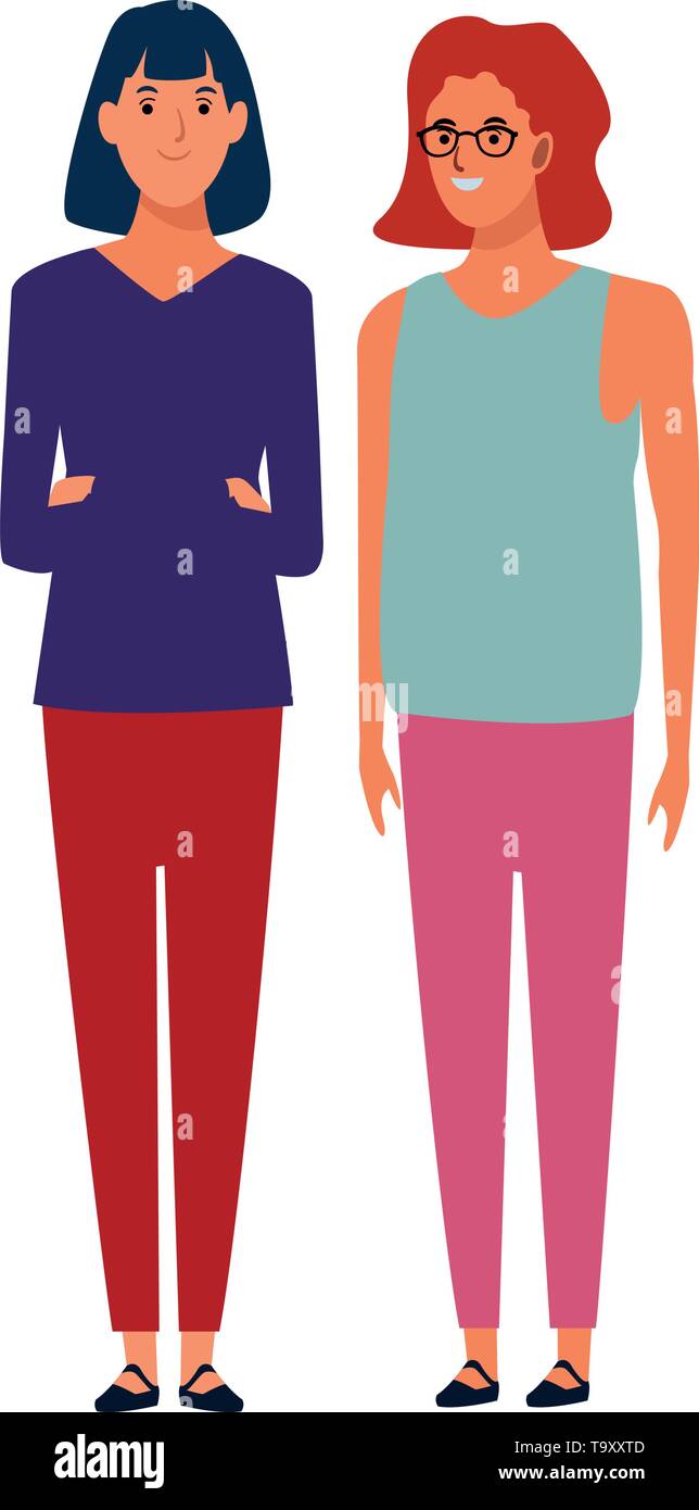 women avatar cartoon character Stock Vector Image & Art - Alamy