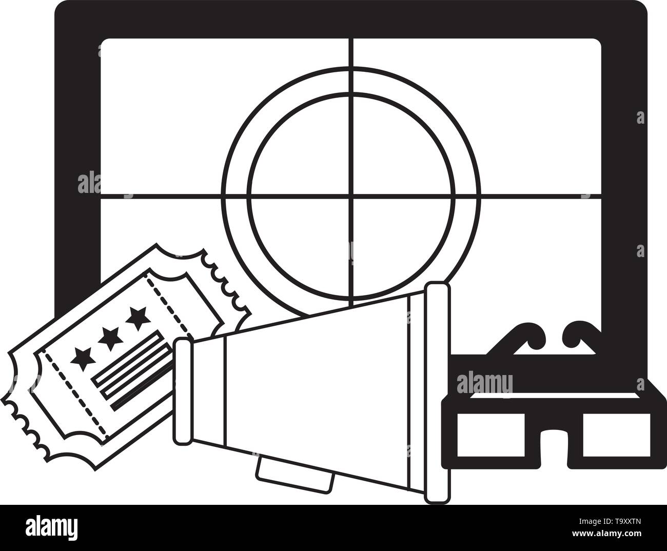 cinema movie design Stock Vector Image & Art - Alamy