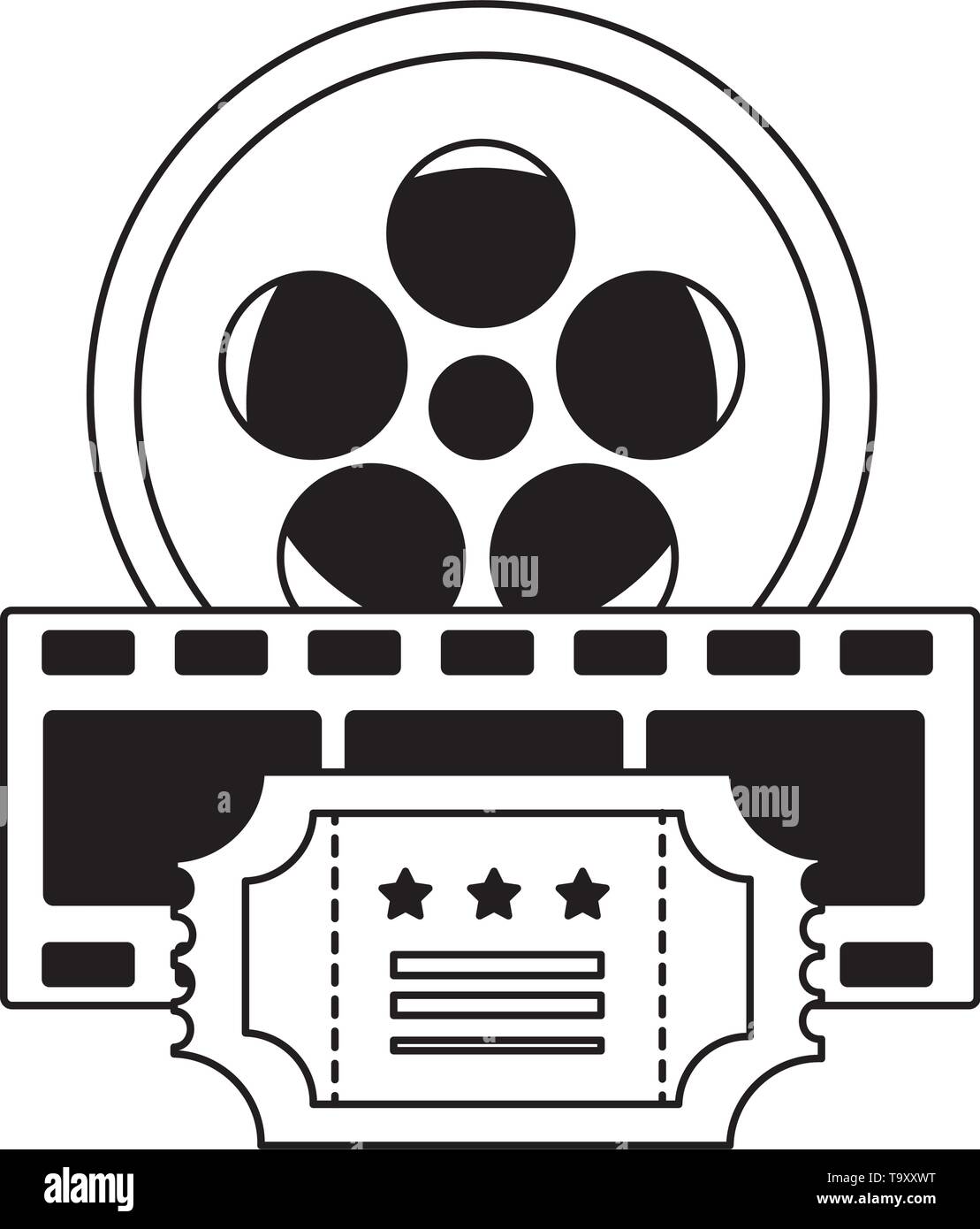 cinema movie design Stock Vector Image & Art - Alamy